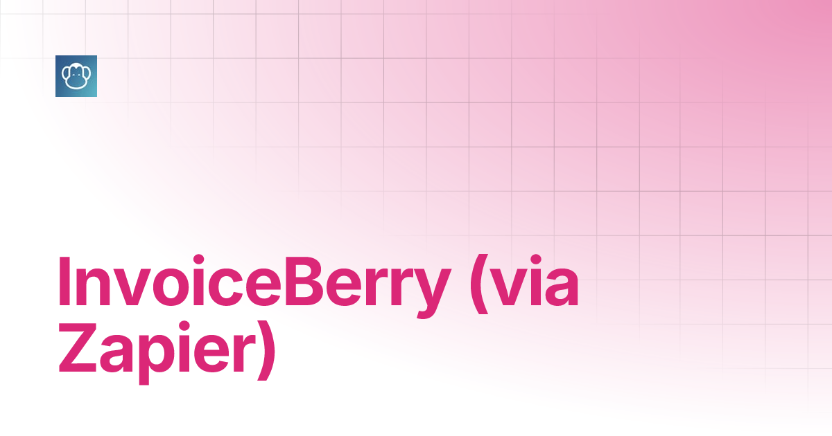 InvoiceBerry (via Zapier) | PDFMonkey